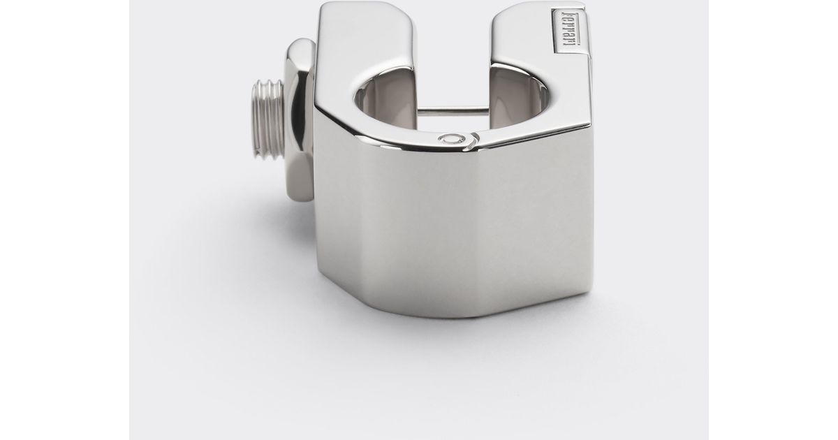 Ferrari Brass Ring in Grey | Lyst UK
