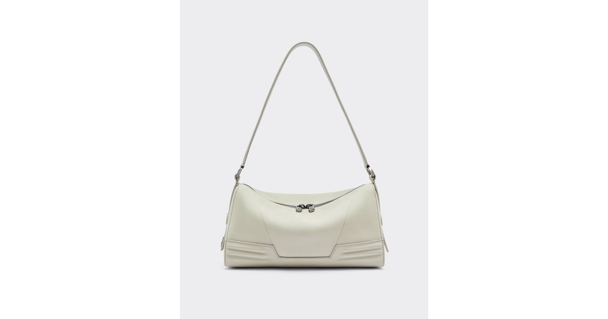 Ferrari Gt Soft Shoulder Bag in White | Lyst