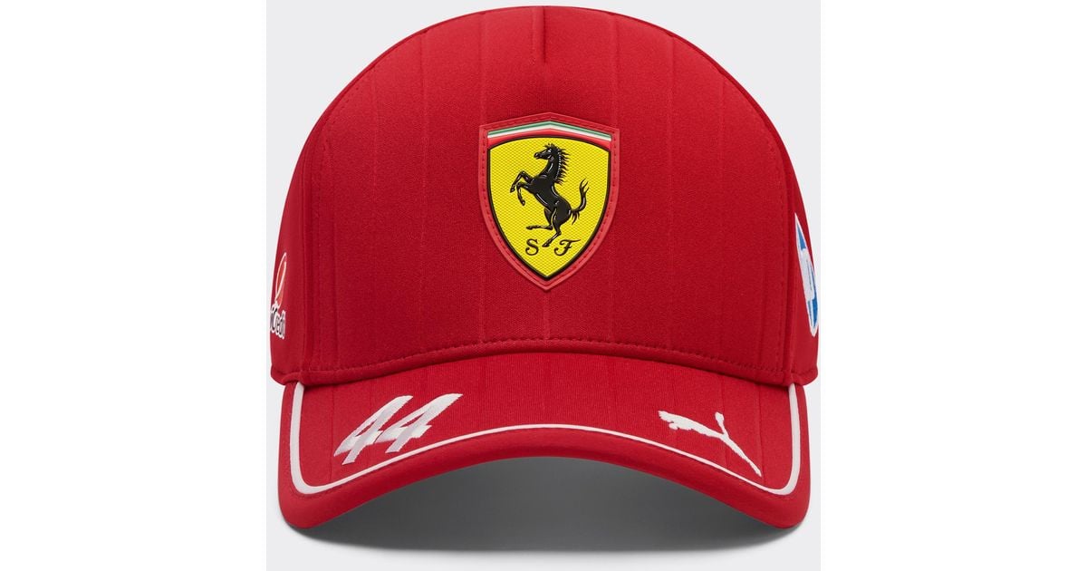 Ferrari Puma For Scuderia Hp 2025 Hamilton Baseball Cap in Red | Lyst