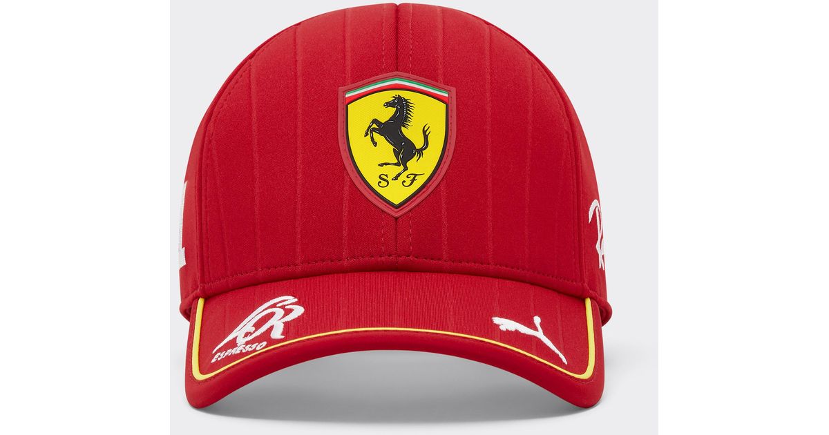 Ferrari Hypercar Replica 2025 Baseball Cap in Red | Lyst