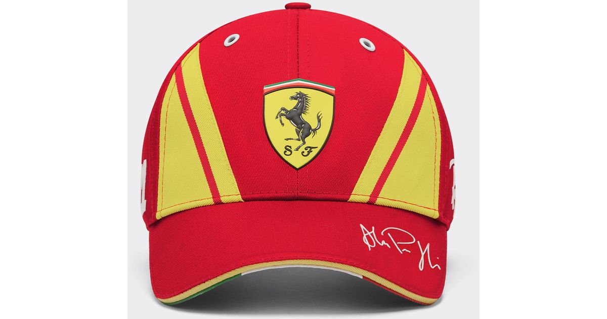 Ferrari Guidi Hypercar Hat in Red | Lyst