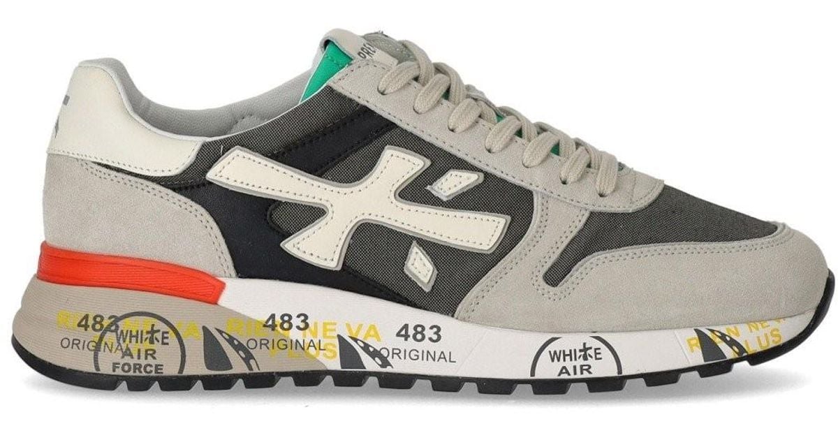 Premiata Mick 6166 Sneaker in Gray for Men | Lyst