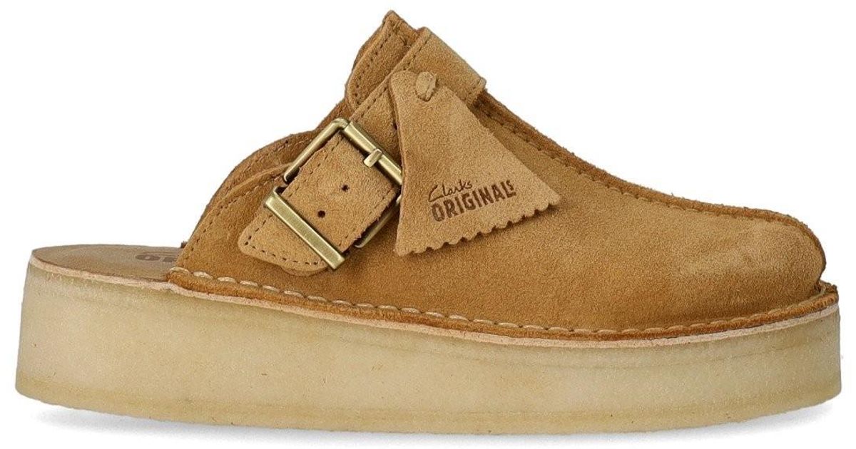 Clarks Trekwedge Camel Clog in Brown | Lyst