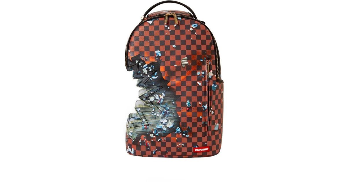 Sprayground Shark Bite Explosion Backpack in Red for Men | Lyst UK