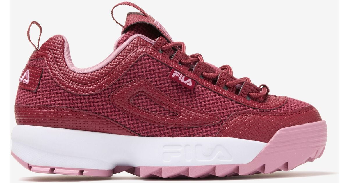 Fila Disruptor 2 Woven in Red | Lyst