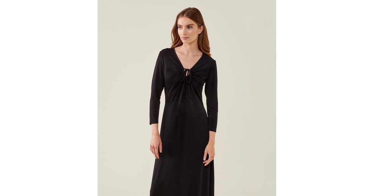 Finery London Hessa Midi Dress in Black | Lyst UK