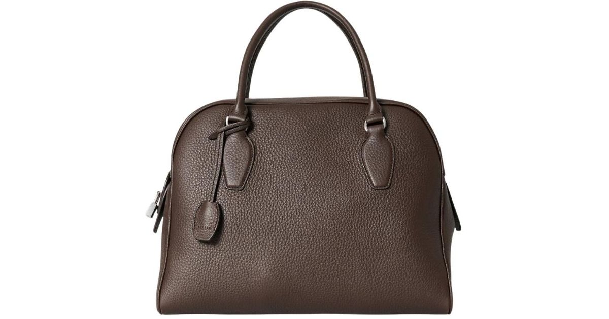 The Row India 12.00 Bag In Leather in Brown | Lyst