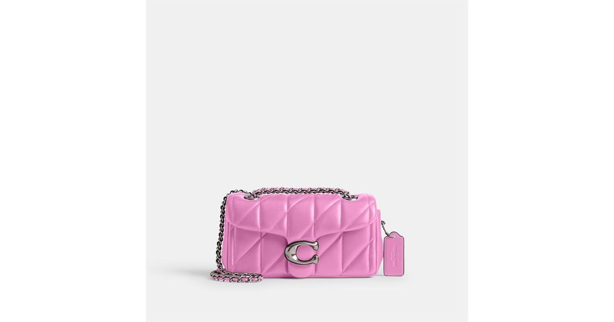COACH Quilted Tabby 20 Shoulder Bag in Blue | Lyst UK