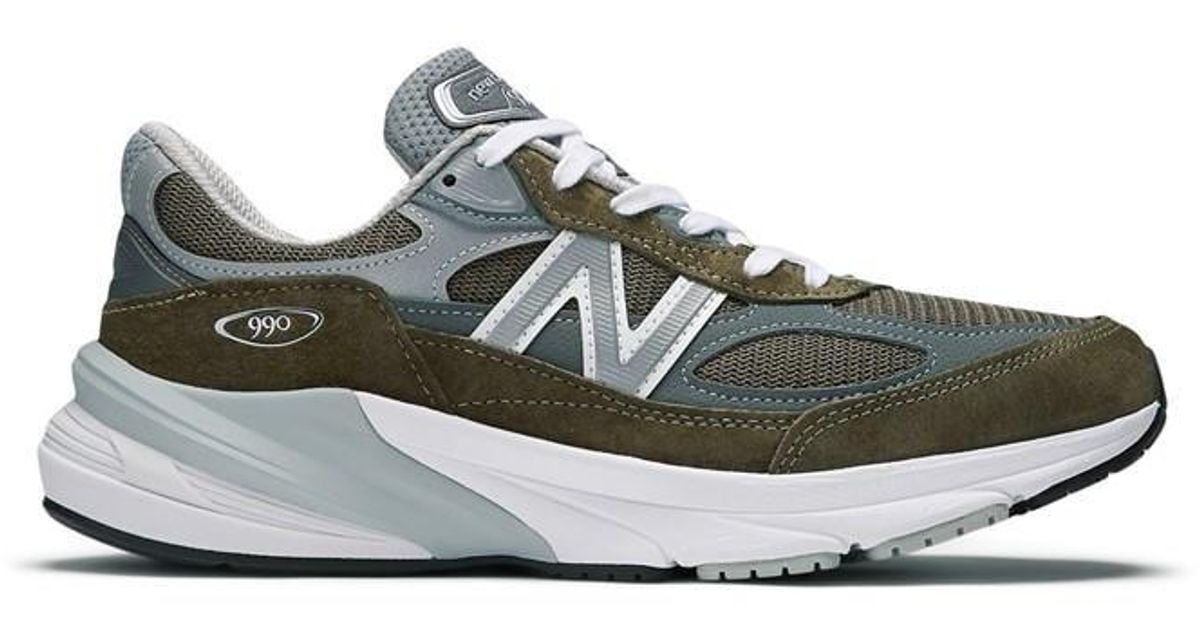 New Balance Nb 990V6 Trainers in Green for Men | Lyst UK