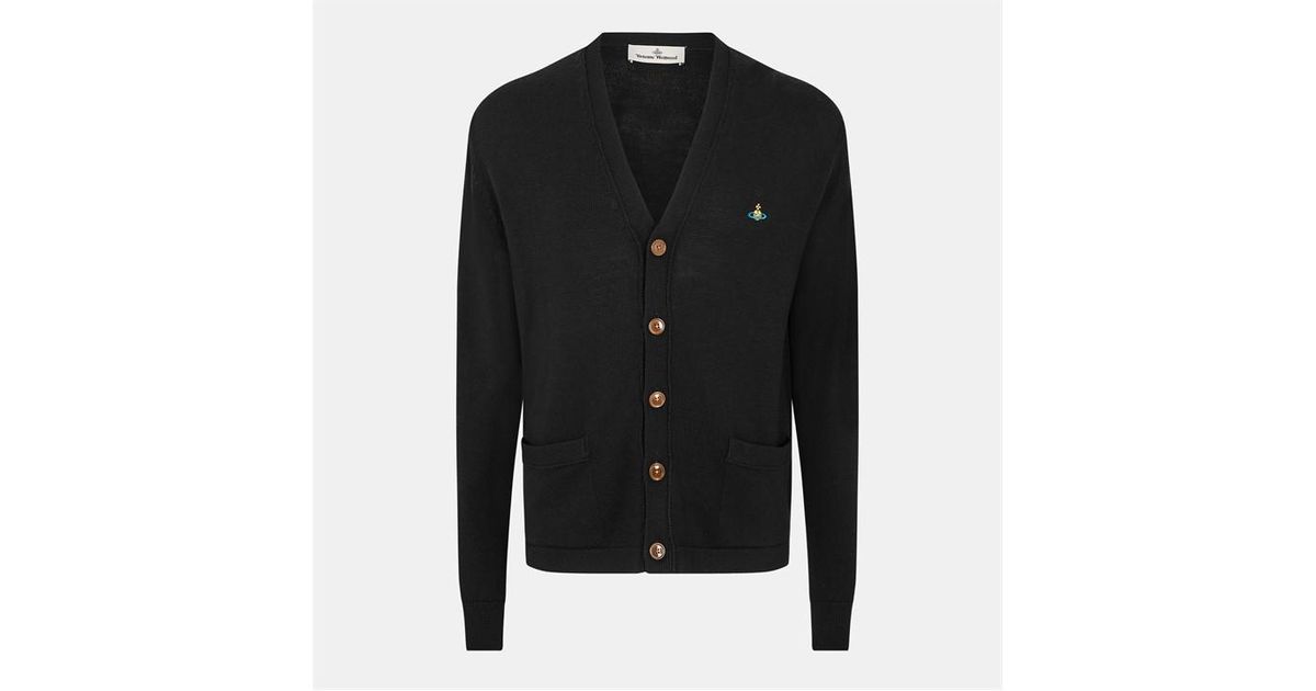 Vivienne Westwood Viv Alex Cardigan in Black for Men | Lyst UK