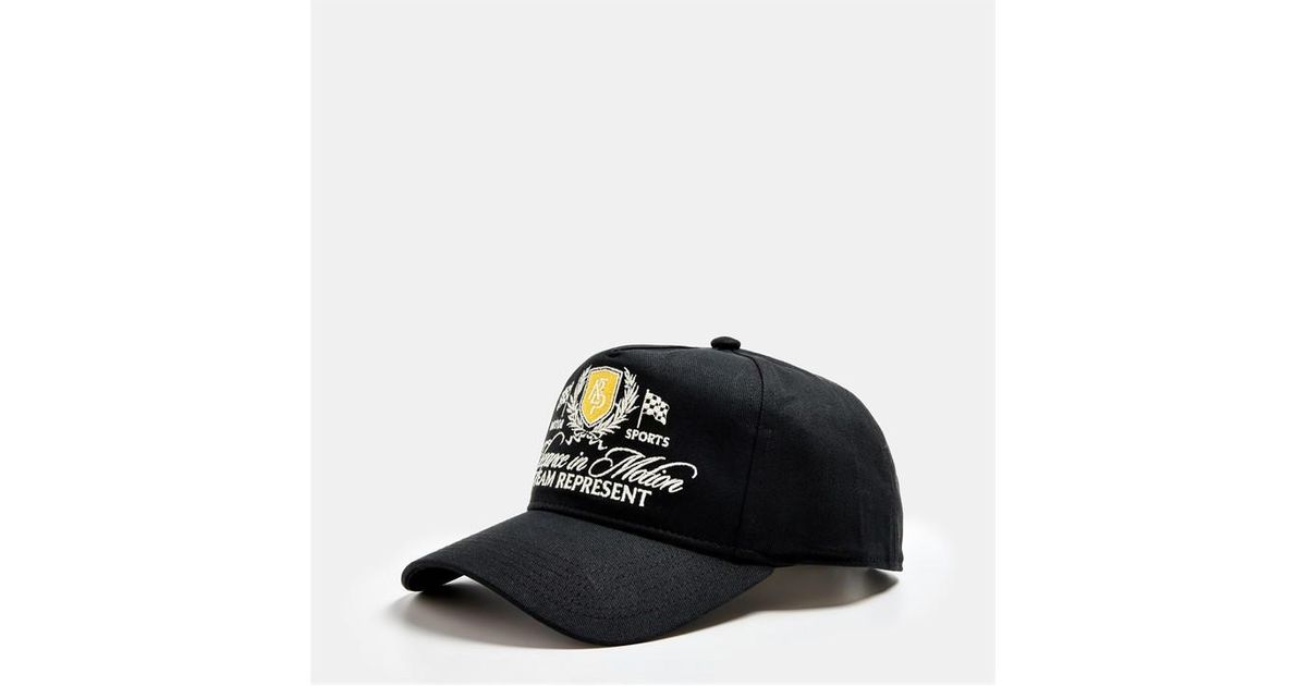 Represent Crest Cap in Black for Men | Lyst UK