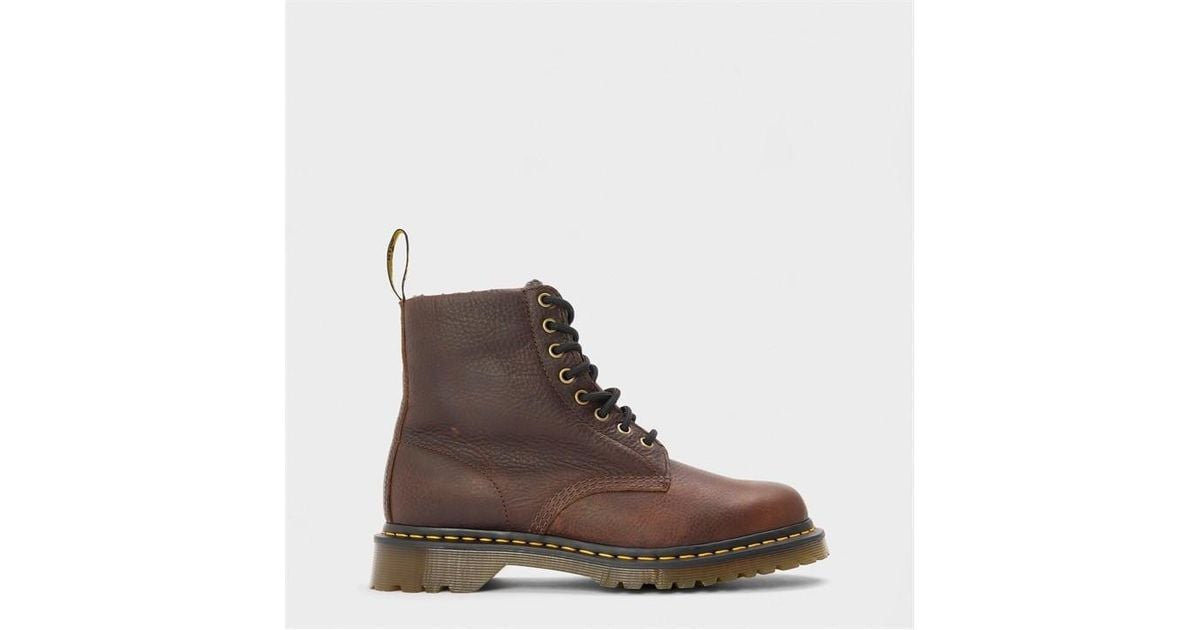 Dr. Martens Grizzly Hiker Boots in Brown | Lyst UK
