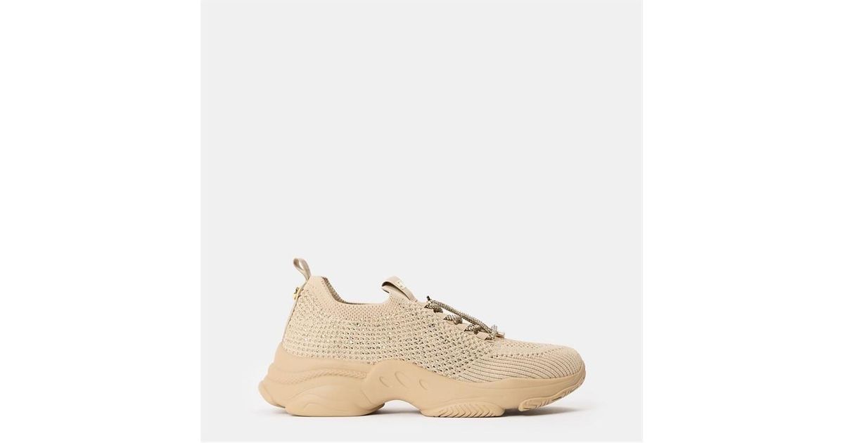 Steve Madden Meter Sneakers in Natural | Lyst UK