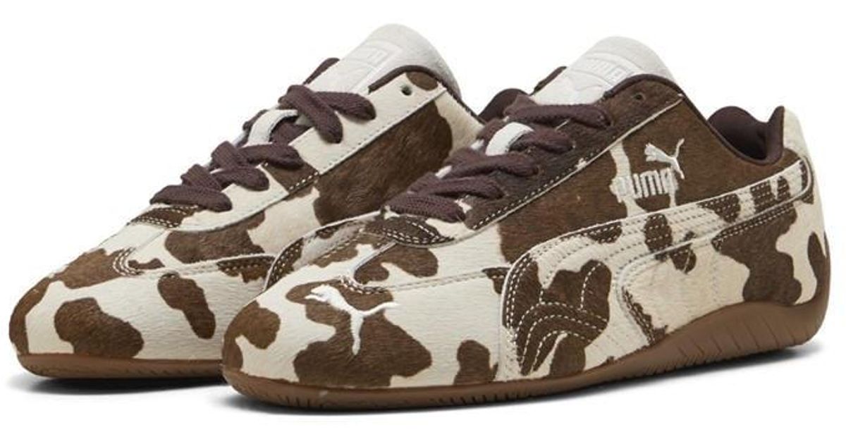 PUMA Speedcat Pony Low-Top Trainers in Brown | Lyst UK