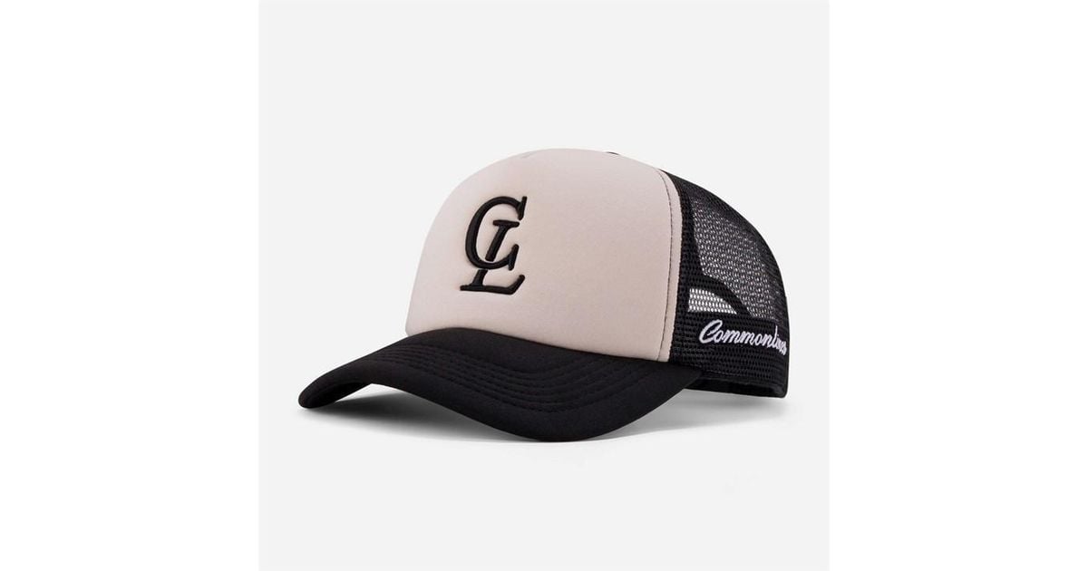 Common Lines Cl Monogram Cap in Black for Men | Lyst UK