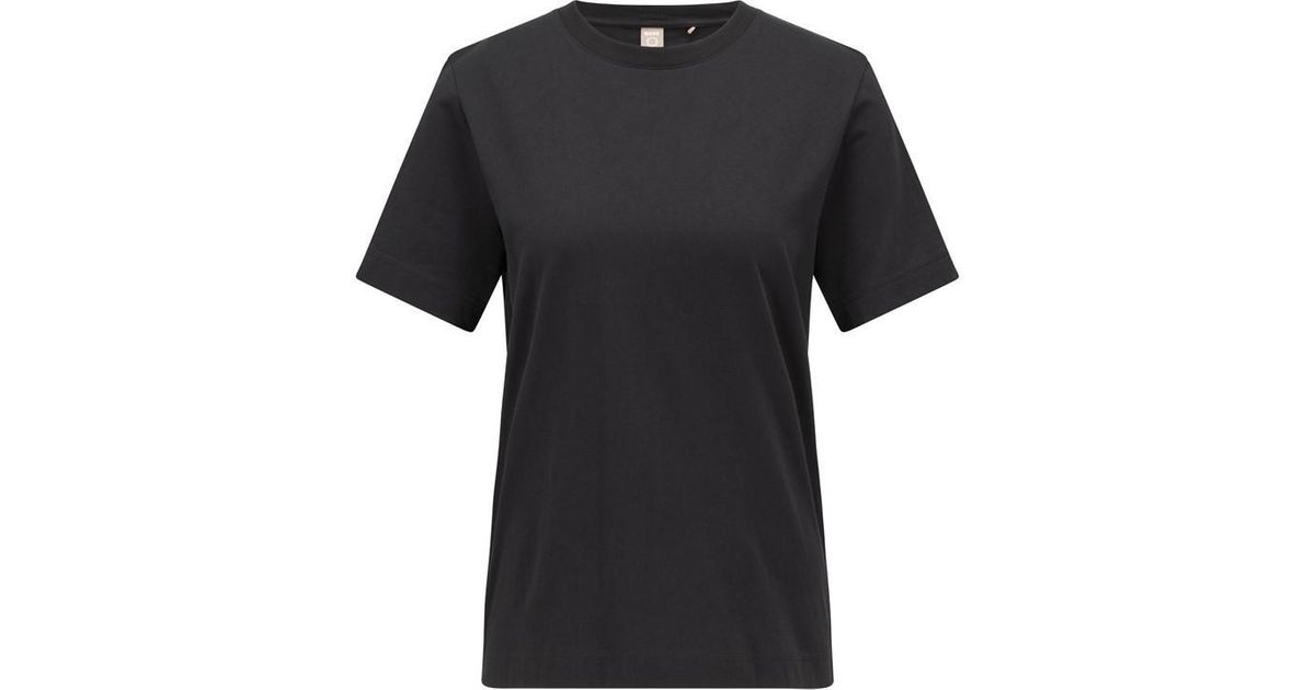 BOSS Ecosa Short Sleeve Polo Shirt in Black | Lyst UK