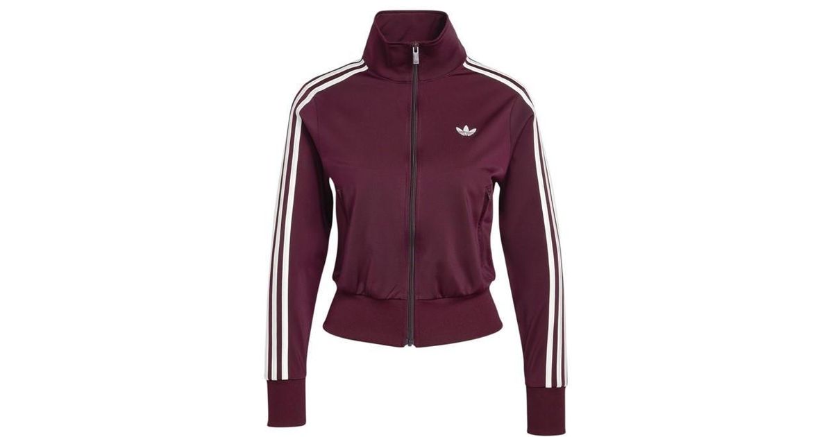 adidas Originals Firebird Classic Tracksuit Top in Purple | Lyst UK