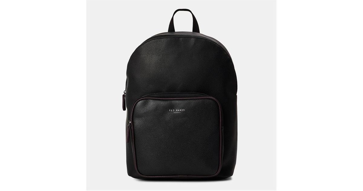 Ted Baker Ted Pu Backpack in Black for Men | Lyst UK