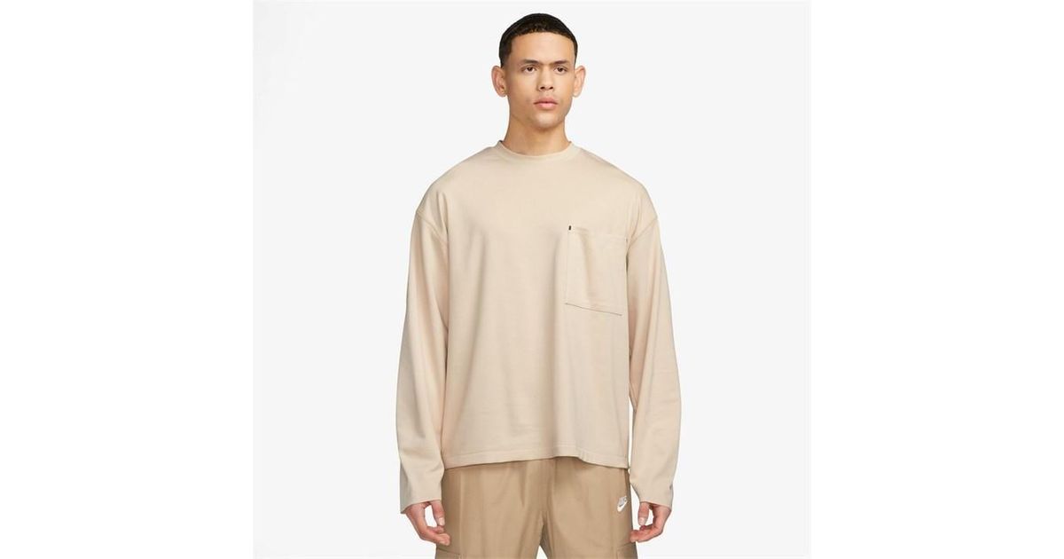 Nike Tech Pack Ls T in Natural for Men | Lyst UK