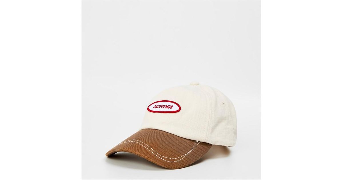 Jacquemus Jacq Logo Cap in Brown for Men | Lyst UK