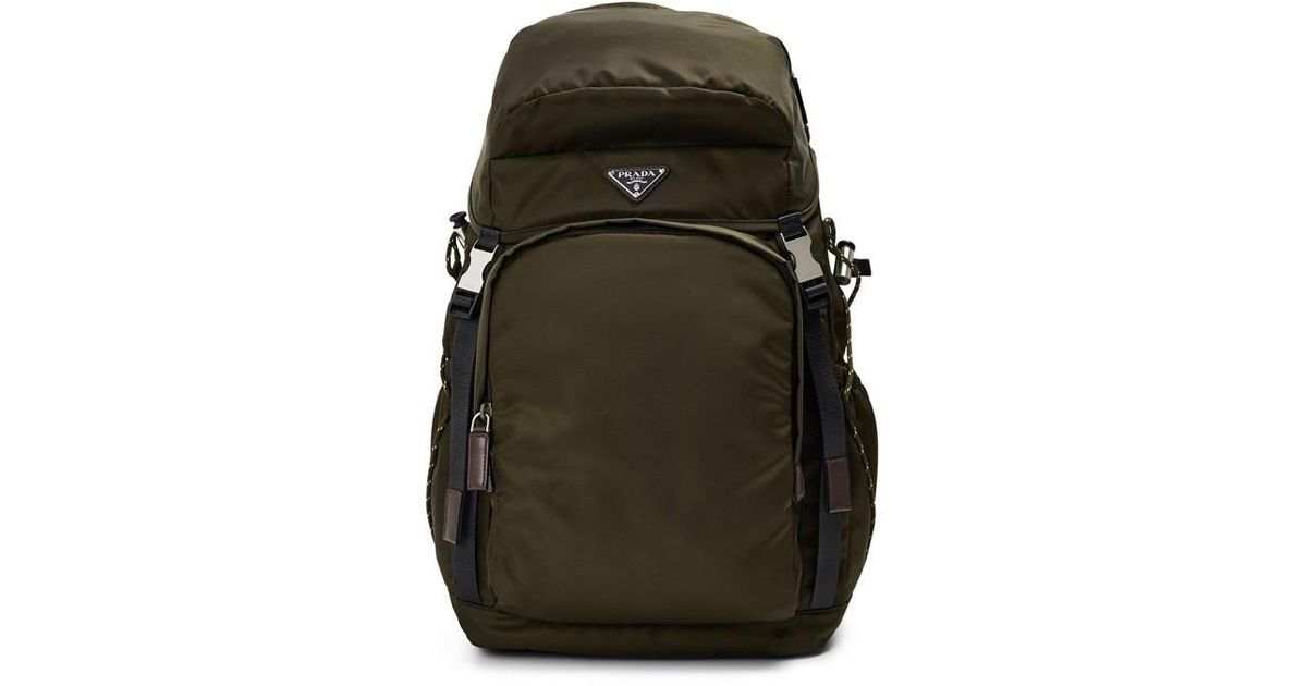 Prada Backpack in Green for Men | Lyst UK