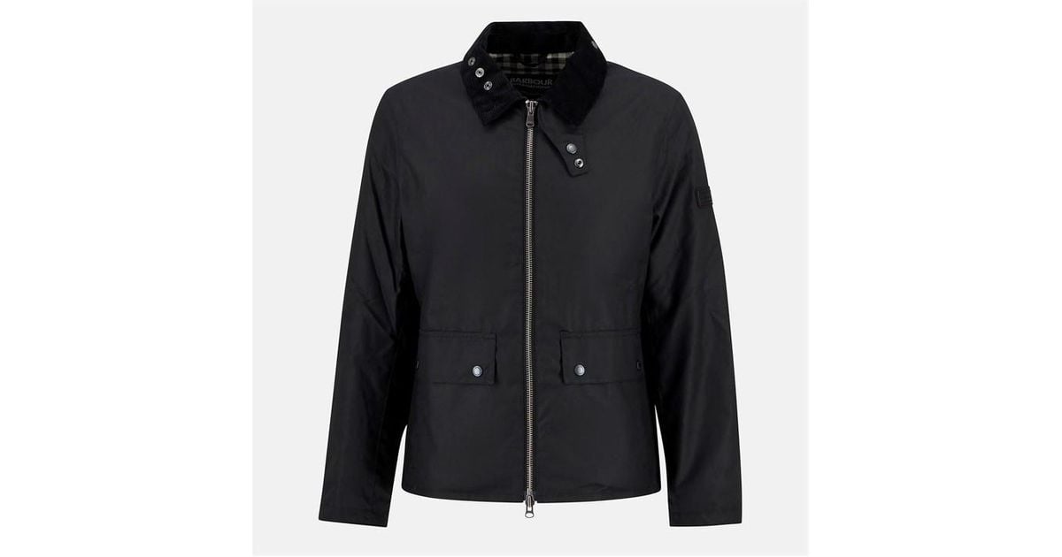 Barbour Marker Wax Jacket in Black for Men | Lyst UK