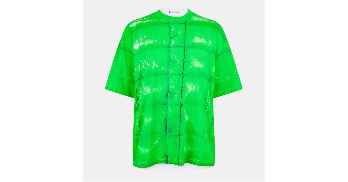 Moncler X Asap Rocky Puffer T-Shirt in Green for Men | Lyst UK