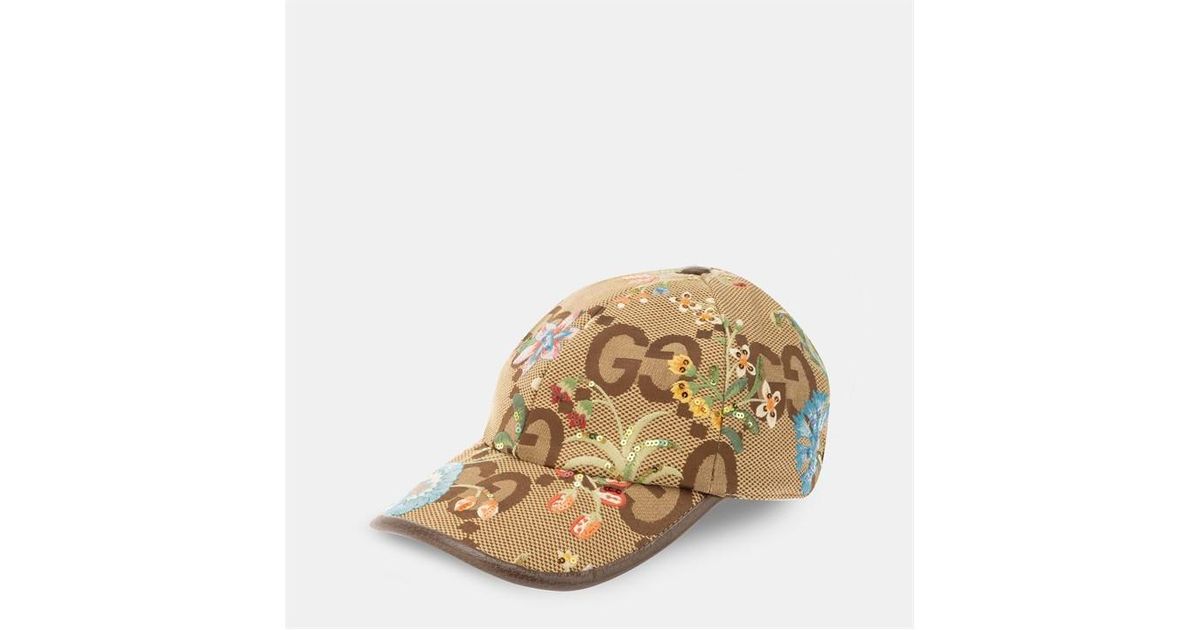 Gucci Hat in Natural | Lyst UK