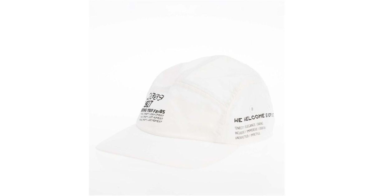 Lacoste Minecraft Nylon Cap in White for Men | Lyst UK