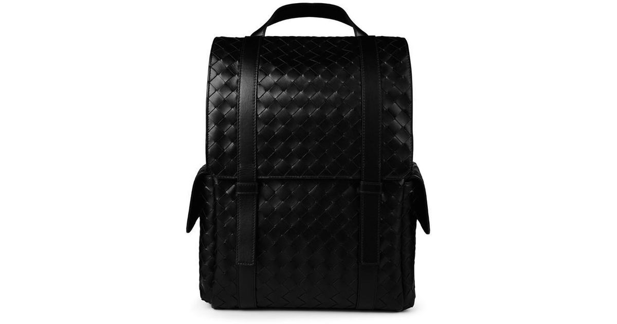 Bottega Veneta Borsa Avenue Back Pack in Black for Men | Lyst UK