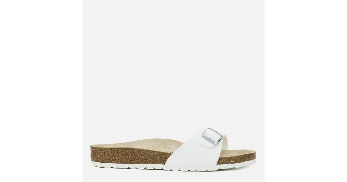 Birkenstock Bstk Mdrd Slm Sndl in White | Lyst UK