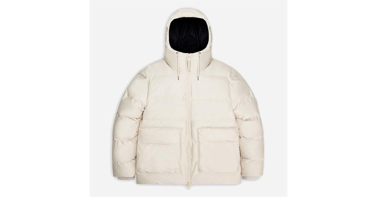 Rains Alta Pfr Jkt in Natural | Lyst UK