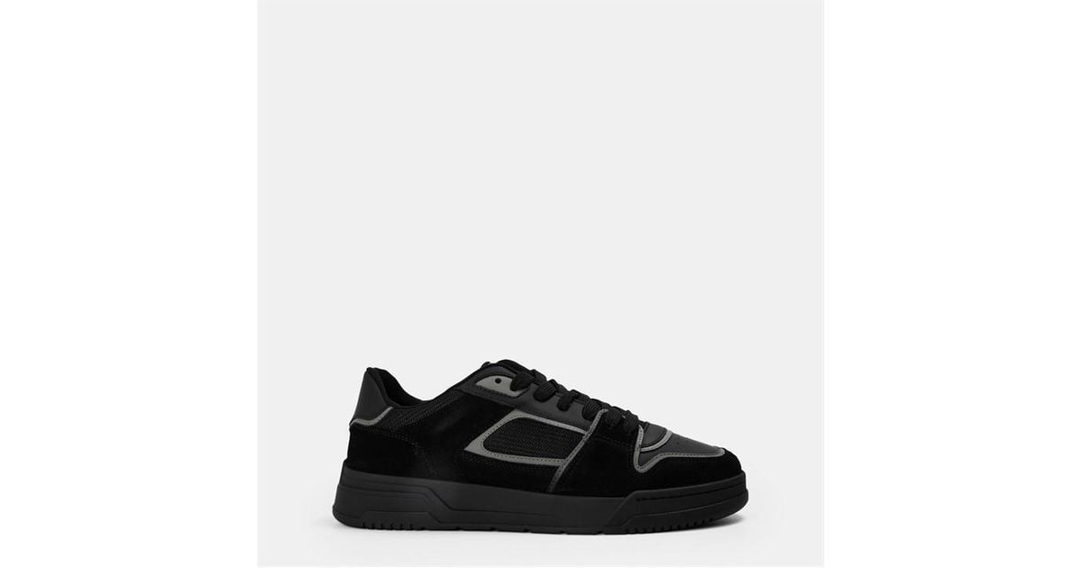 Cleens Lay Up Low-Top Trainers in Black for Men | Lyst UK