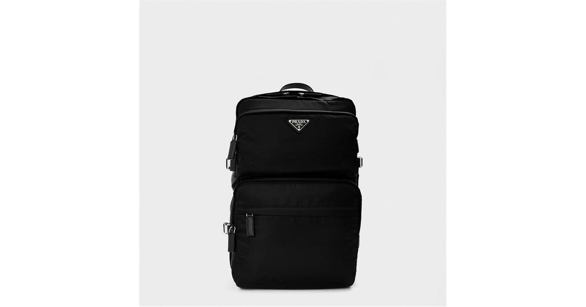 Prada Backpack in Black for Men | Lyst UK