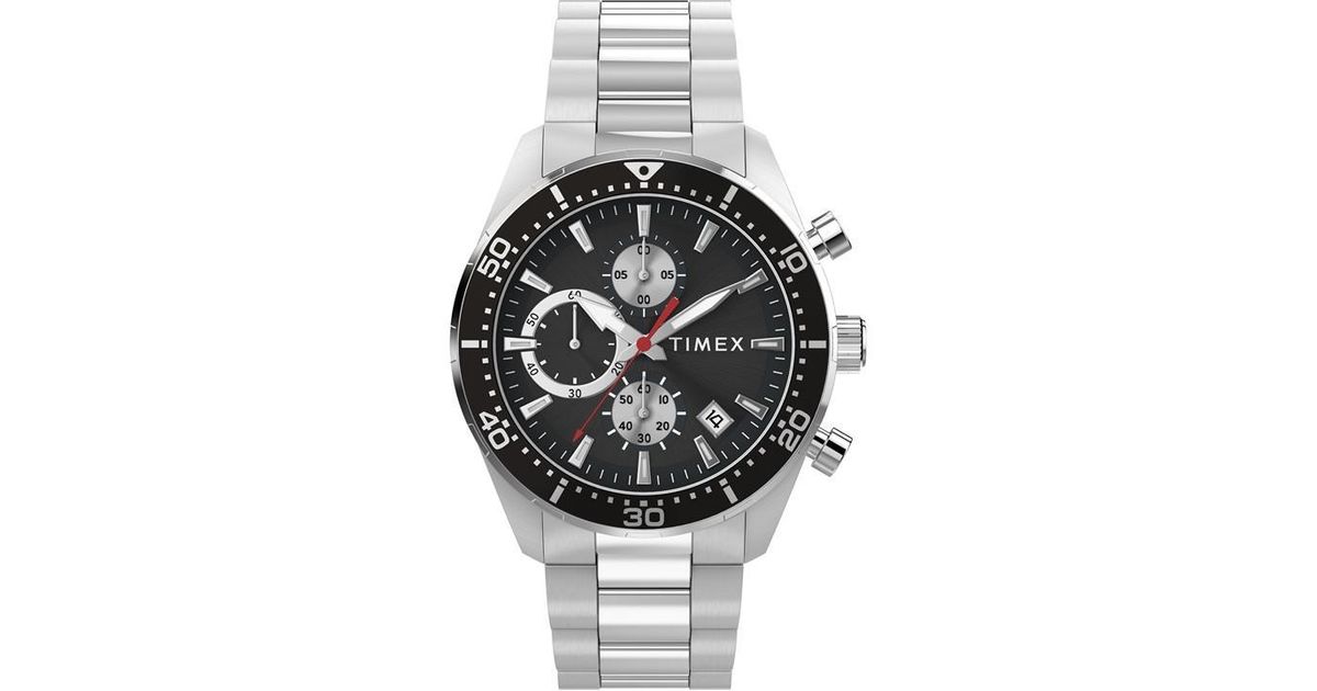 Timex Trend Chrono Sn63 in Metallic for Men | Lyst UK