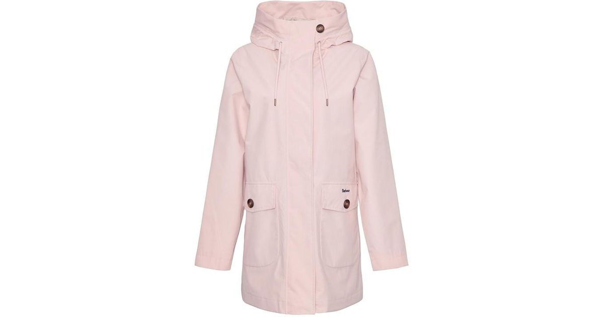 Barbour Lansdowne Waterproof Jacket in Pink | Lyst UK