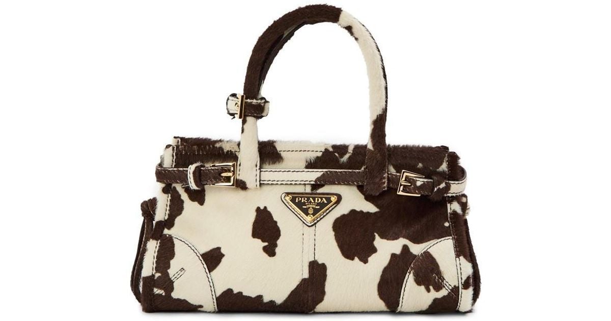Prada Cow Bonnie Ld61 in Brown | Lyst UK