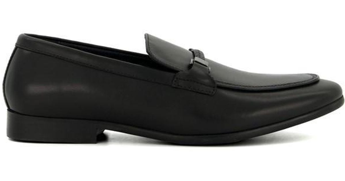 Dune Sheldon Plaited Snaffle Shoes in Black for Men | Lyst UK