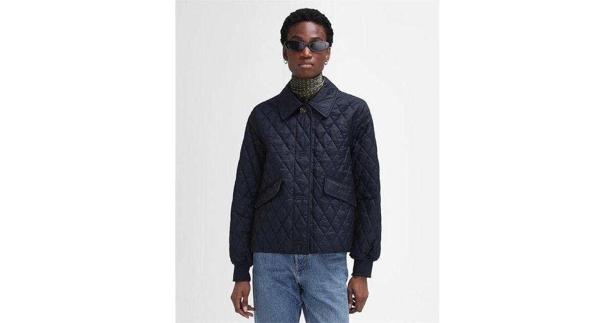 Barbour The Edit By Alexa Jamie Quilted Jacket in Blue | Lyst UK