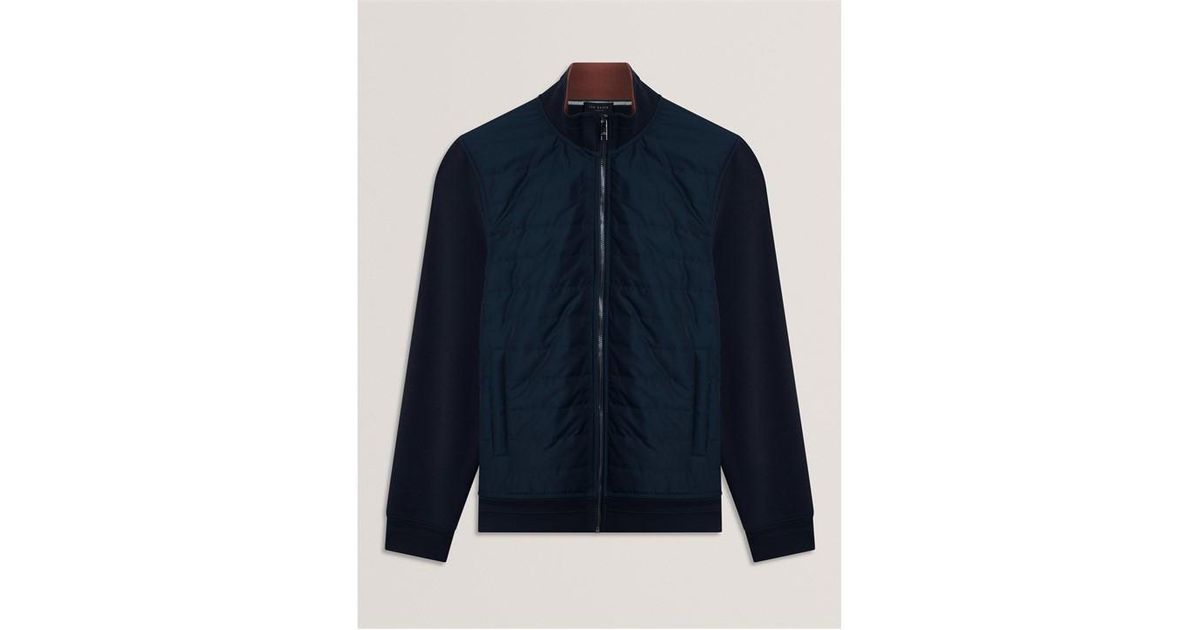 Ted Baker Ted Ls Quilted Jackt Sn61 in Blue for Men | Lyst UK