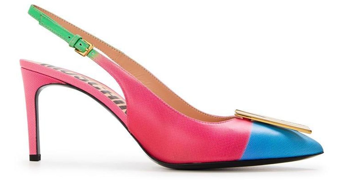 Moschino Stilt Heel in Pink | Lyst UK