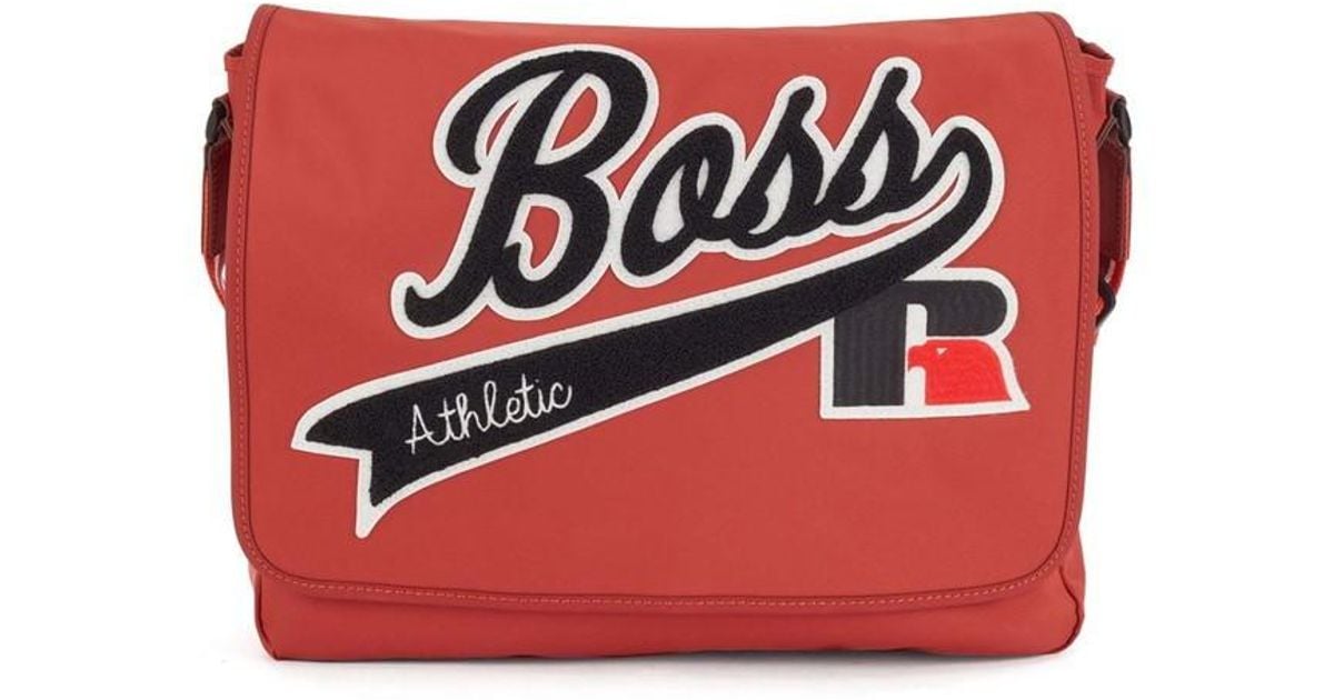 BOSS Messenger Bag in Red for Men | Lyst UK