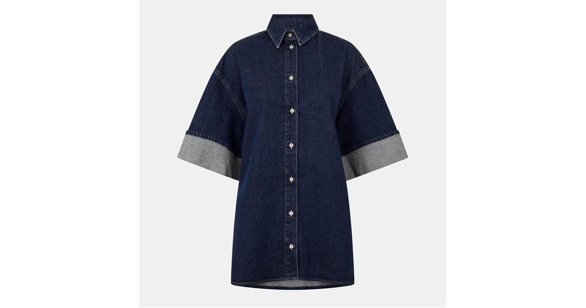 7 For All Mankind 7Fam Nina S/S Ld61 in Blue | Lyst UK