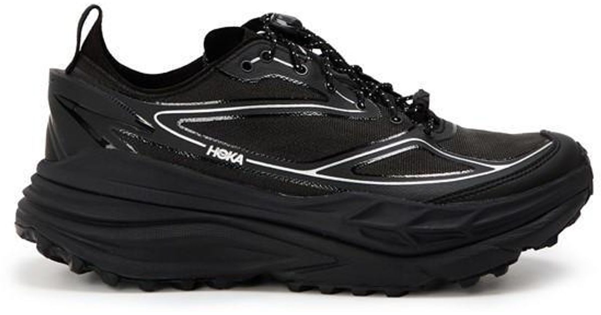 Hoka One One Stinson One Everyday Neutral Road Running Shoes in Black ...