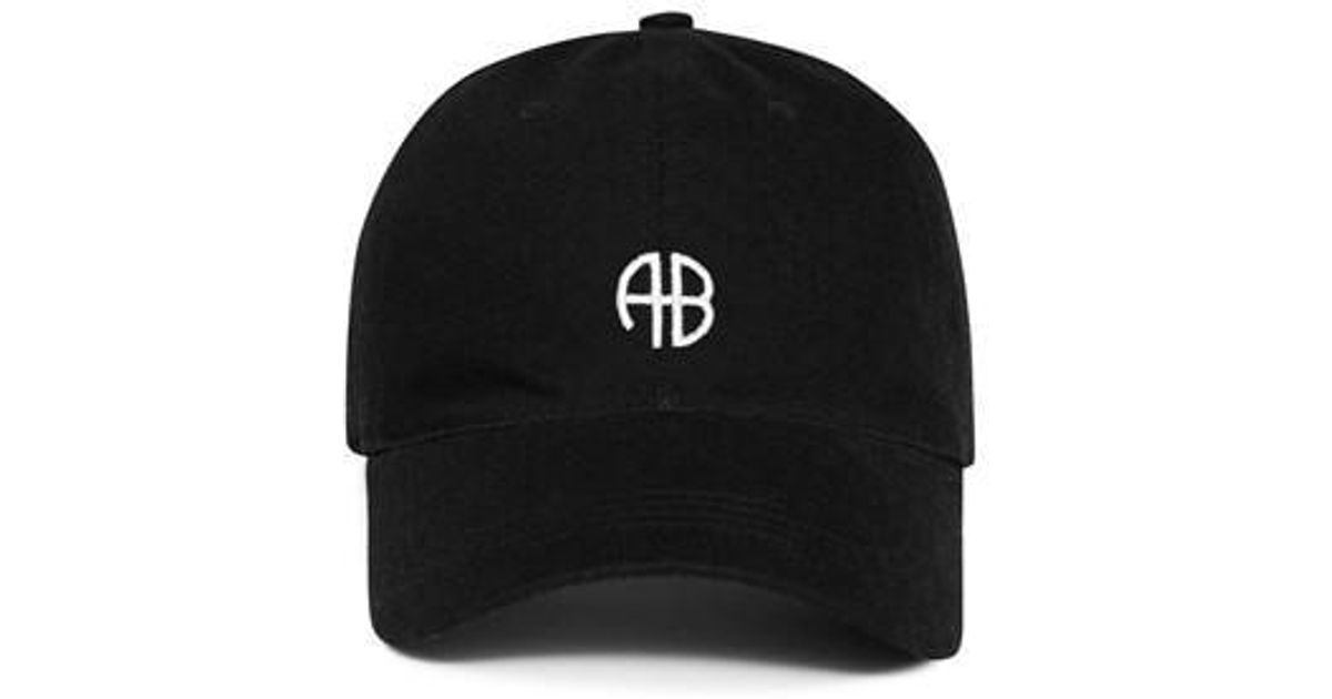 Anine Bing Jeremy Baseball Cap in Black | Lyst UK