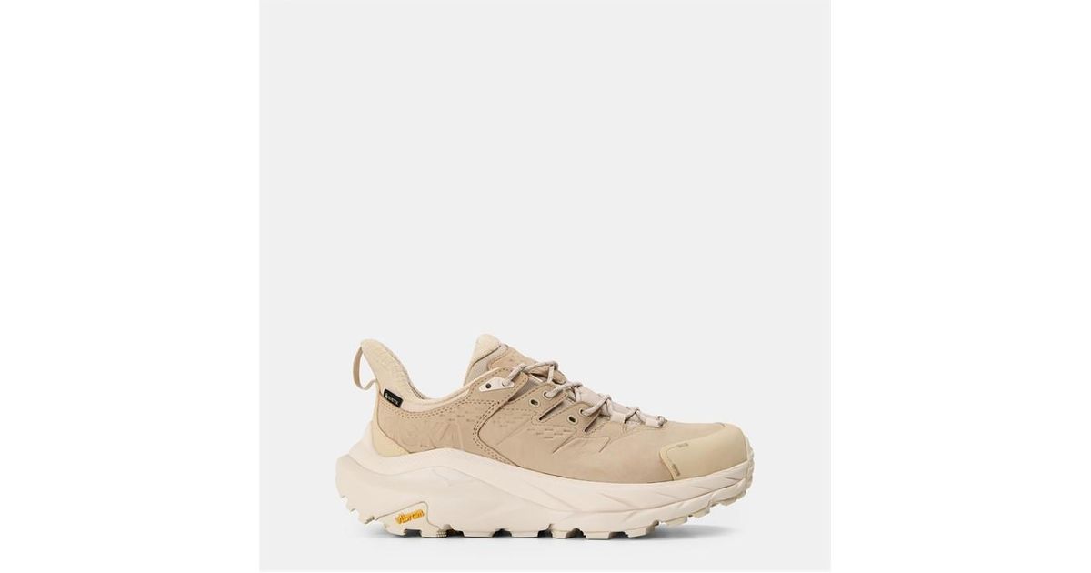 Hoka One One Kaha Low Gtx Waterproof Hiking Shoes in Natural for Men ...