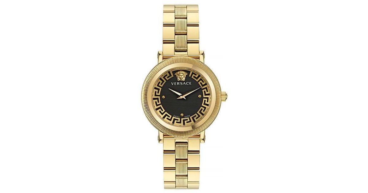 Versace Greca Flourish Watch in Metallic | Lyst UK