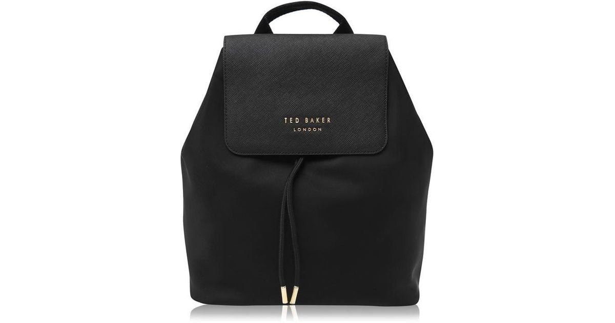 Ted Baker Naomie Nylon Backpack in Black | Lyst UK