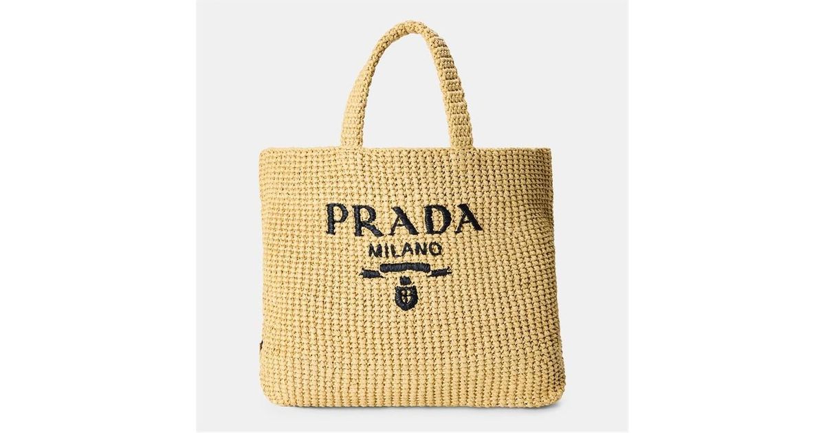 Prada Large Crochet Ld62 in Metallic | Lyst UK