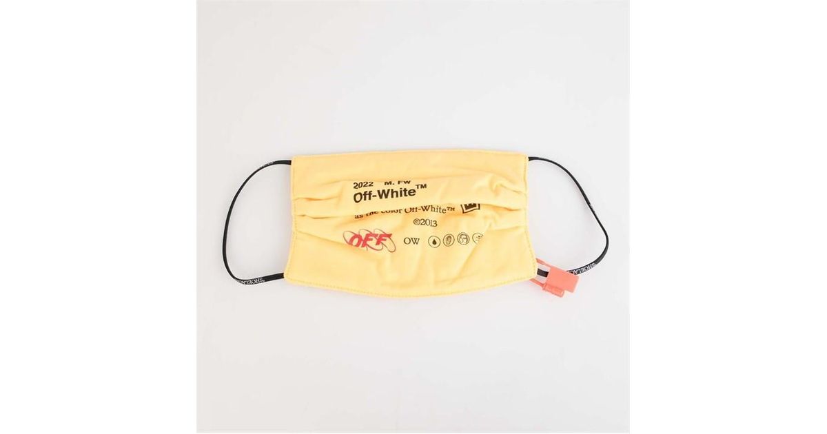 Off-White c/o Virgil Abloh Off City Off Mask in Metallic for Men | Lyst UK